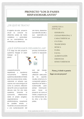 Proyecto 21 paises hispanohablantes | PDF