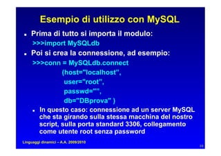 Py a6 python-database | PPT