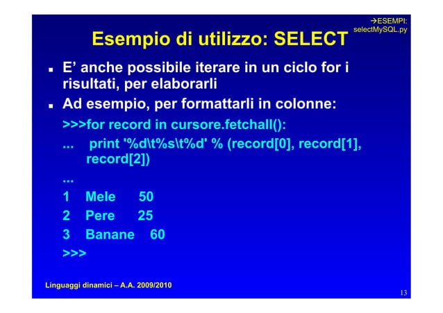 Py a6 python-database | PPT