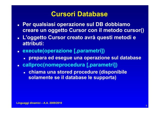 Py a6 python-database | PPT