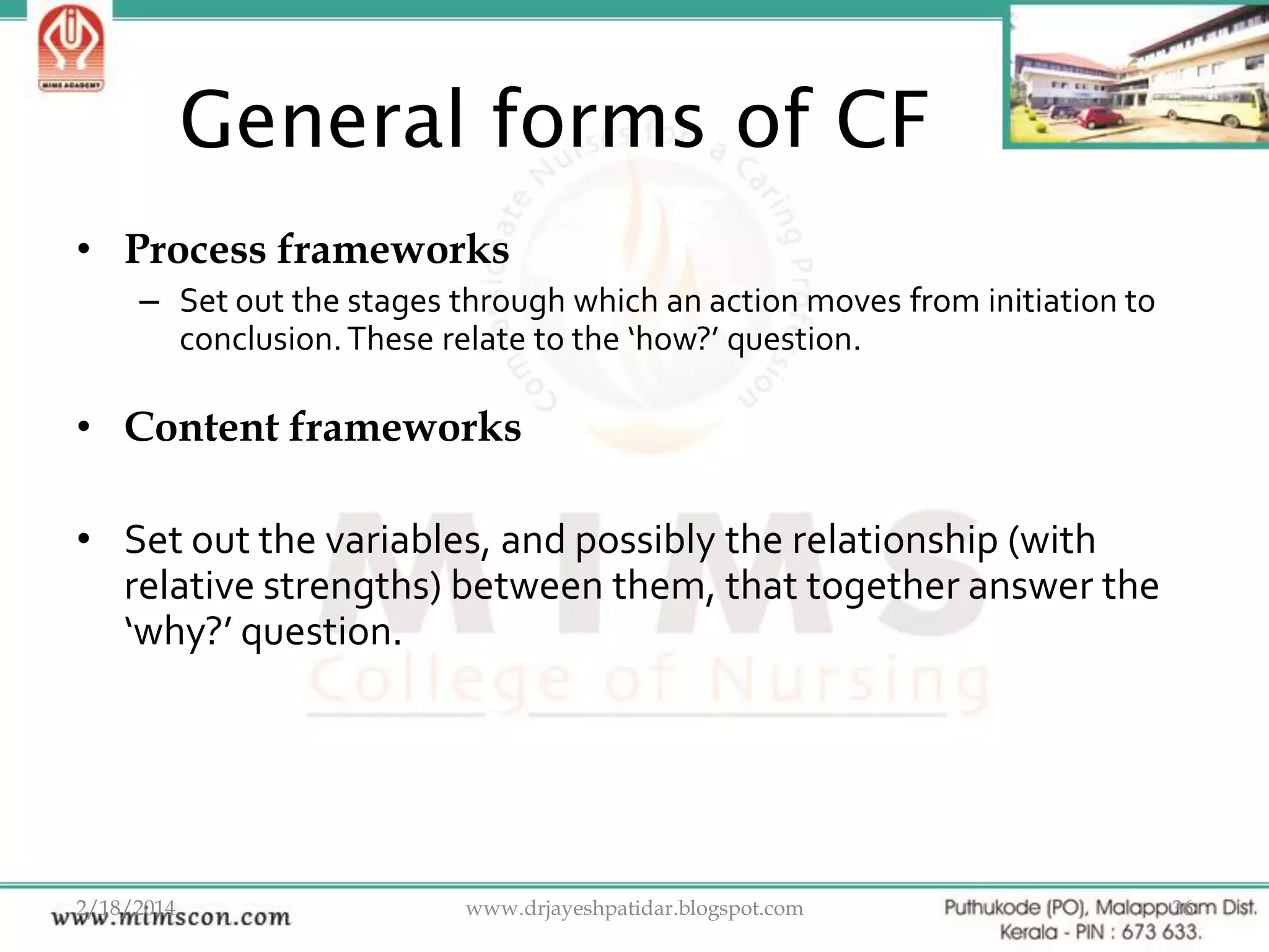 Ppt. developing a conceptual framework | PDF