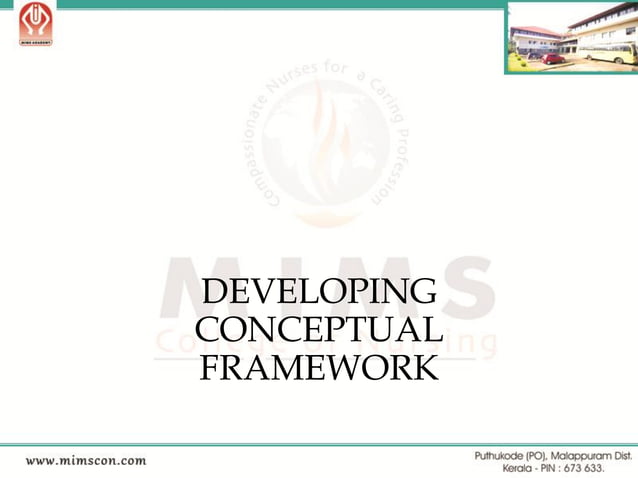 Ppt. developing a conceptual framework | PPT