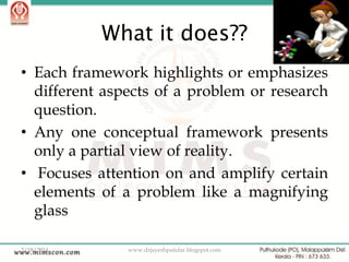 Ppt. developing a conceptual framework | PDF