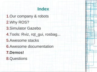 A real use case of ROS | PDF