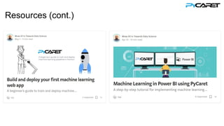 Machine Learning with PyCarent + MLflow | PDF | Computing | Technology & Computing