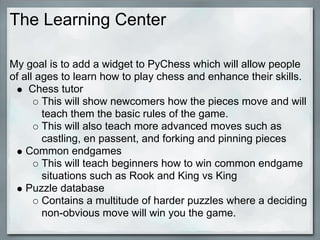 Py chess learning-module | PDF