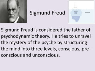 Pychodynamic personality theory its contributions and limitations | PPT ...