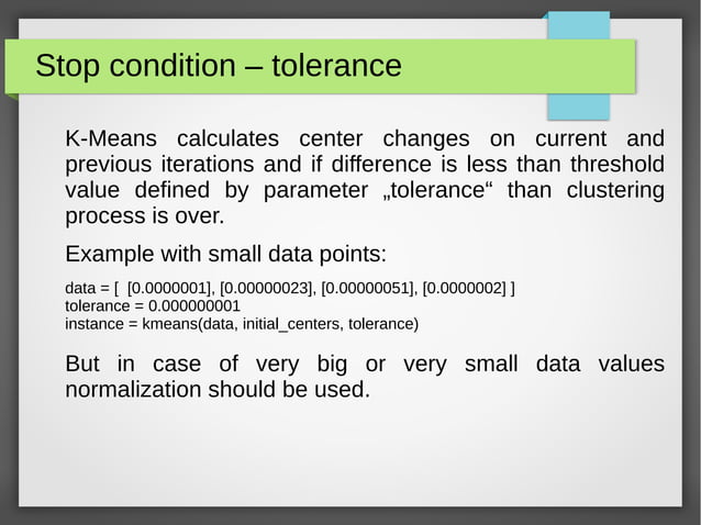 Pyclustering Tutorial K Means Ppt
