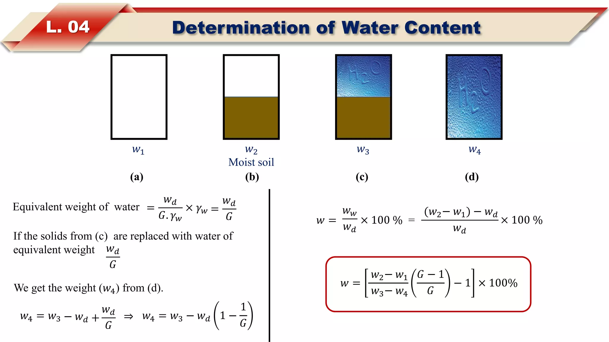 Pycnometer method (water content) machen link | PDF