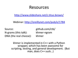 Pycon 2011 talk (may not be final, note) | PPT