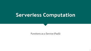 Building a Serverless Computation Environment with Python | PPT