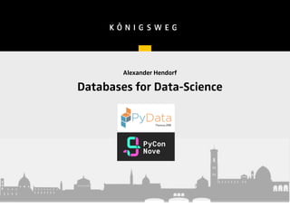 Databases for Data Science | PPT