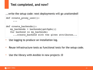 Test Drive Deployment with python and nosetest | PDF | Cloud Computing ...