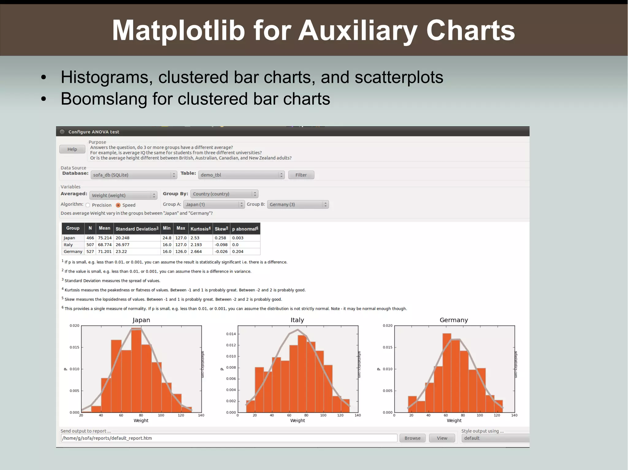 SOFA Statistics - Developing a Python Application | PPT | Free Download