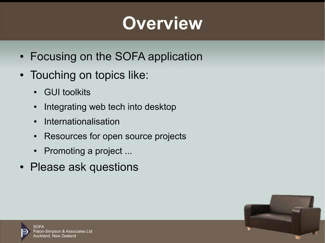 SOFA Statistics - Developing a Python Application | PPT | Free Download