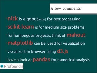 Pycon 2012 Scikit-Learn | PPT