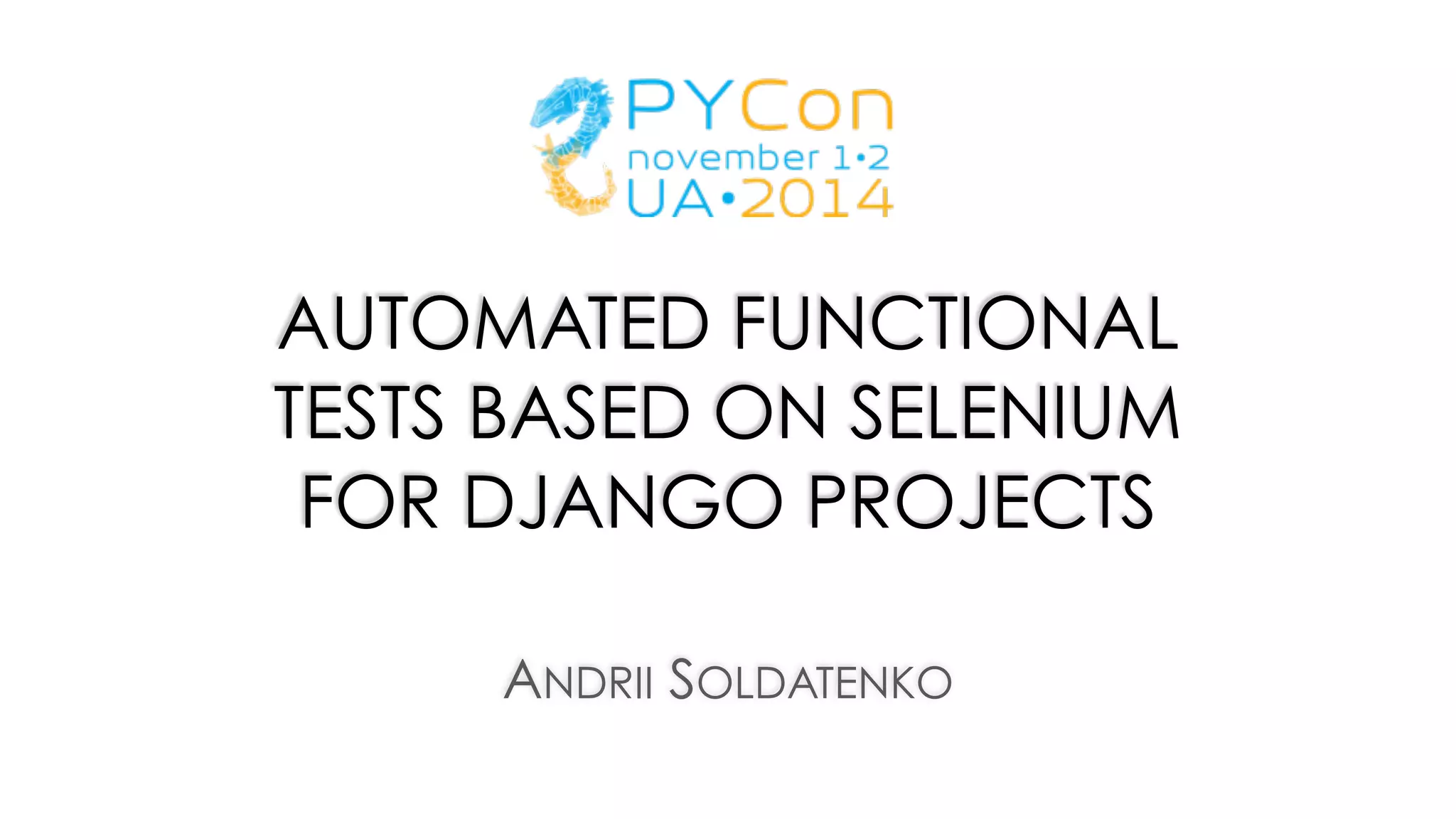 PyCon Ukraine 2014 | PPT