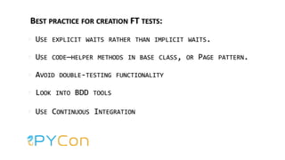 PyCon Ukraine 2014 | PPT
