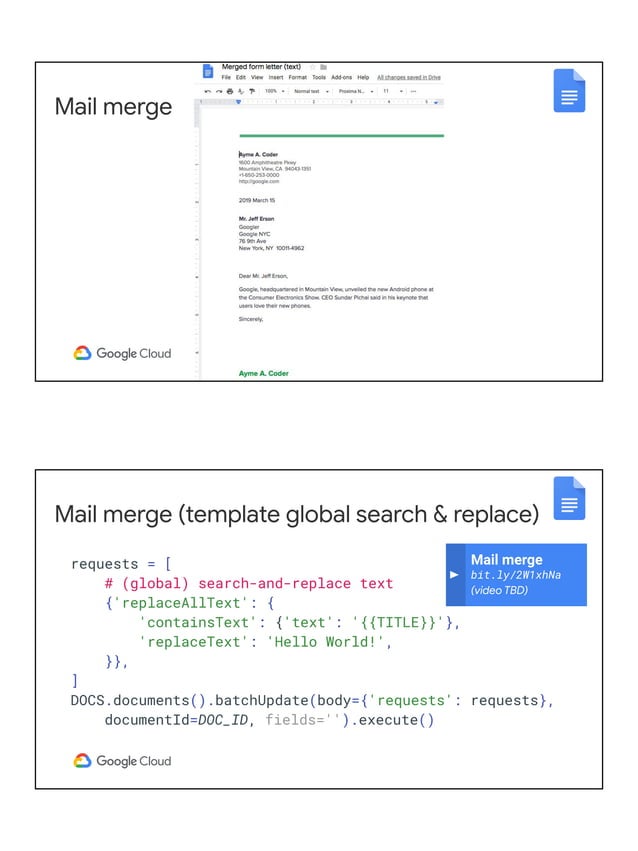 Introducing the (new) Google Docs API (2019) | PDF | Cloud Computing ...