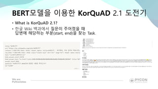 PyCon2020 NLP beginner's BERT challenge | PPTX