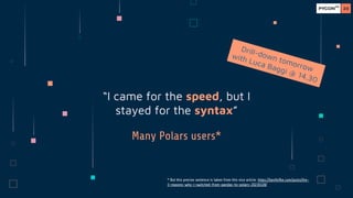 Lightning Fast Dataframes with Polars | PDF