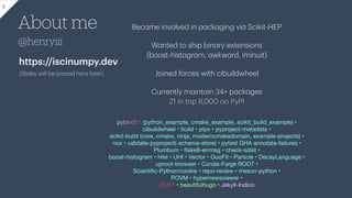 Modern binary build systems - PyCon 2024 | PPT