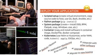 PyCon 24: Pythonic Deployment - Juju and Charms | PPT