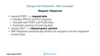 Django Rest Framework - tips & trick | PPT