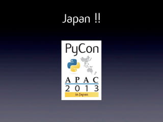 Introduction of PyCon APAC | PPT