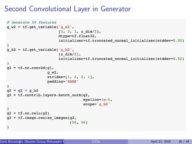 Image Generation with Tensorflow | PDF