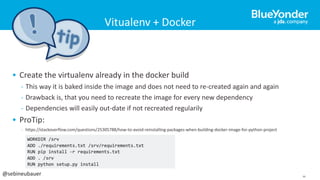 6 Years of Docker: The Good, the Bad and Python Packaging at PyCon.DE&PyData Berlin 2019 | PPT