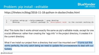 6 Years of Docker: The Good, the Bad and Python Packaging at PyCon.DE&PyData Berlin 2019 | PPT