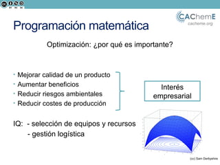 Programación matématica (optimización) con Python - Ingeniería Química ...