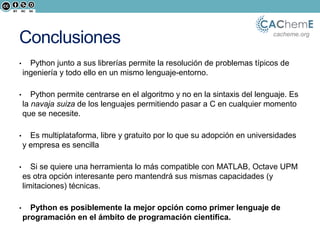 Diseño de reactores químicos con Python - Ingeniería Química - PyConES ...