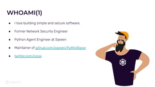 Secure your Web Application With The New Python Audit Hooks | PPT