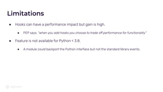 Secure your Web Application With The New Python Audit Hooks | PPT