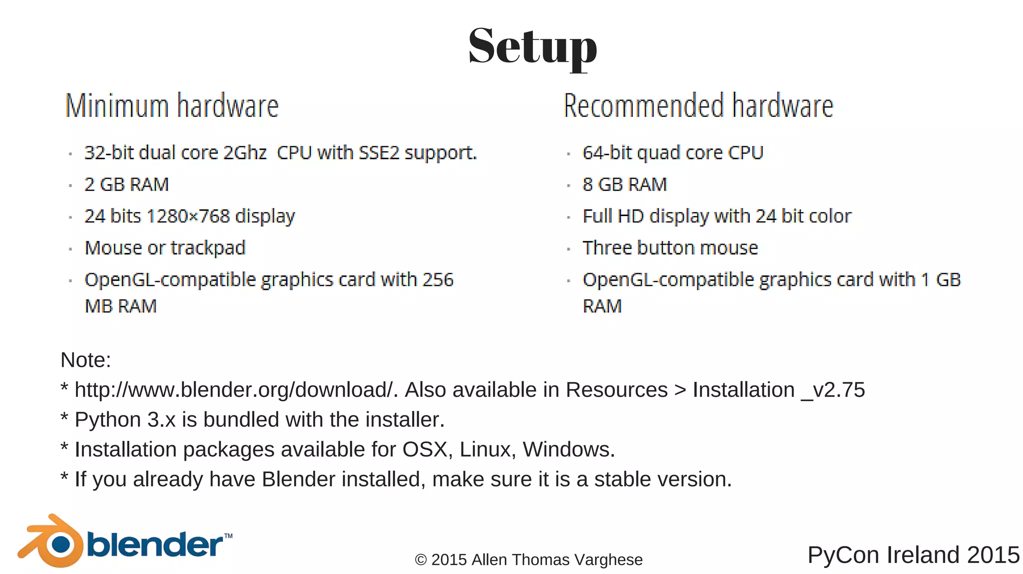 Creating Add-Ons with Blender | PPT