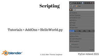 Creating Add-Ons with Blender | PPT
