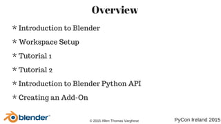 Creating Add-Ons with Blender | PPT