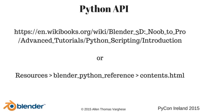 Creating Add-Ons with Blender | PPT