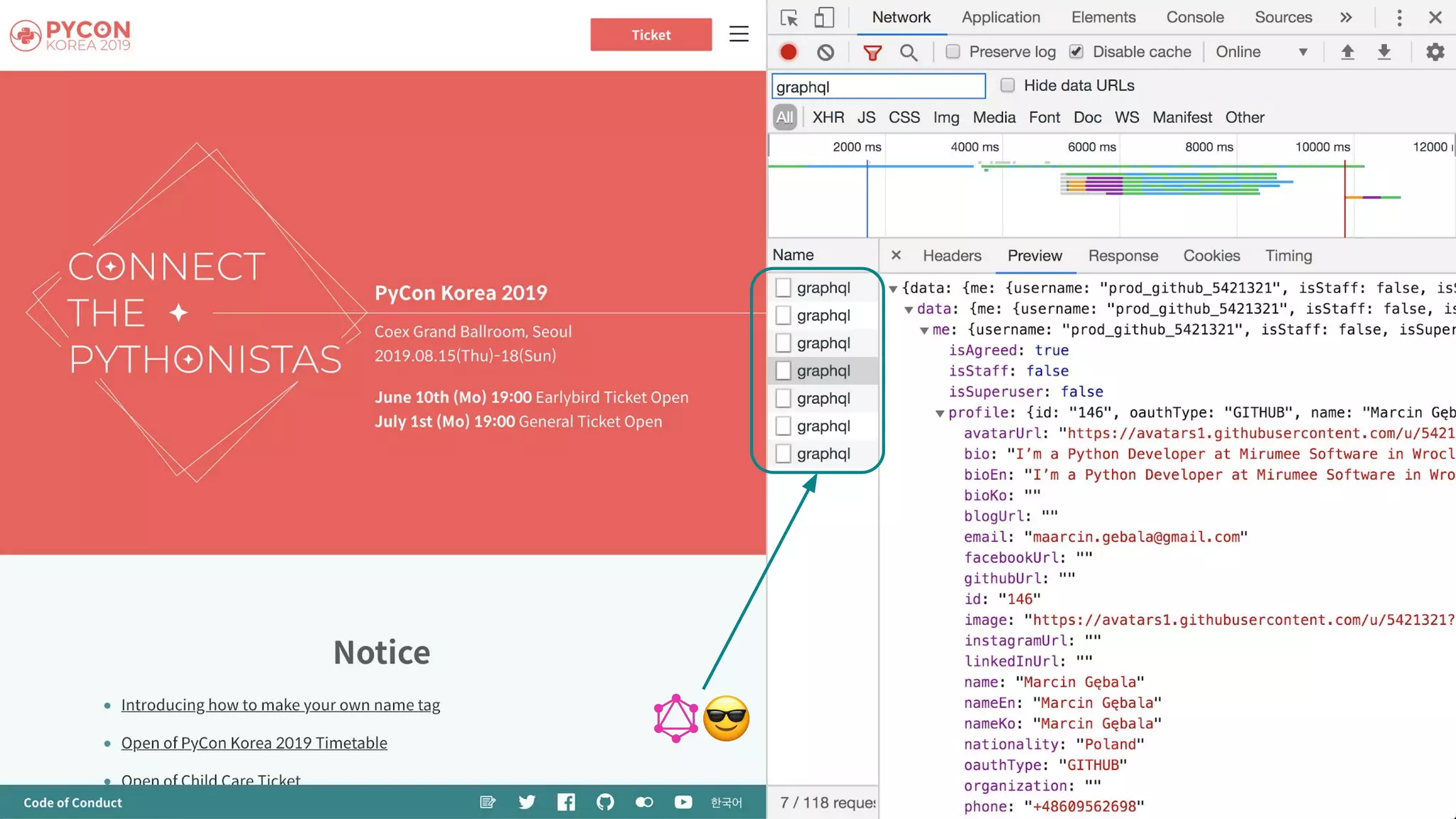 PyCon Korea - Real World Graphene | PPT