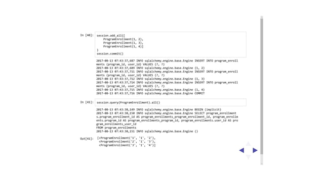 SQLAlchemy and Alembic | PPT