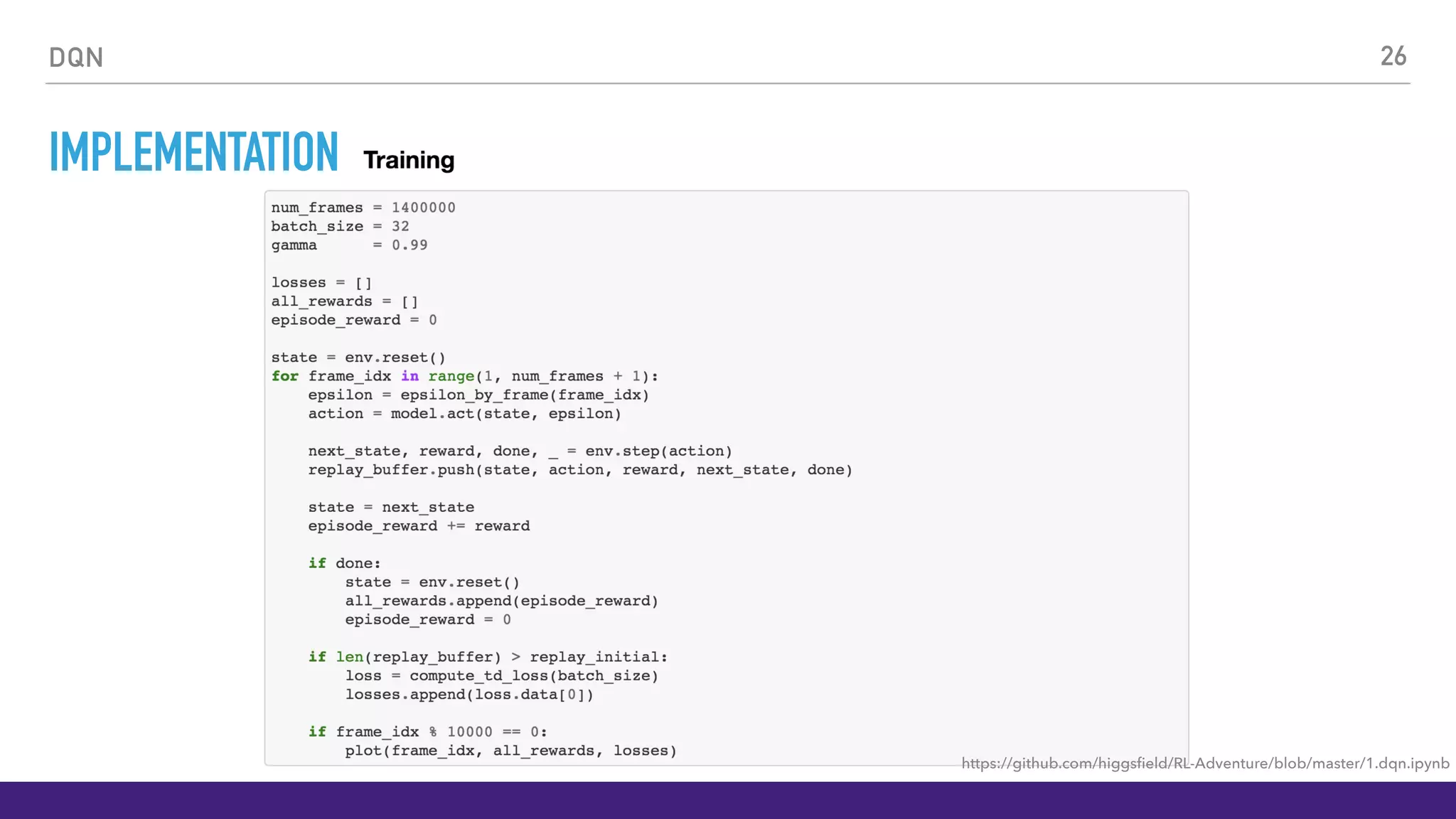 pycon2018 "RL Adventure : DQN 부터 Rainbow DQN까지" | PPT
