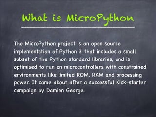 PyCon_India_2017_MicroPython_Ayan | PPT