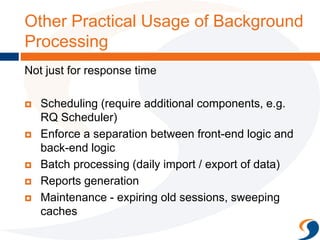 Background Processing - PyCon MY 2015 | PPTX