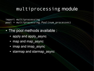 Concurrency and Python - PyCon MY 2015 | PPT