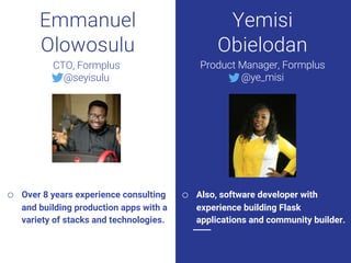 Managing Large Flask Applications On Google App Engine (GAE) | PPT