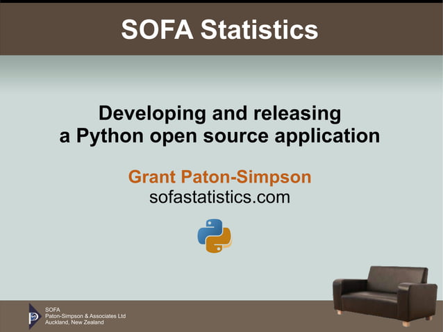 Developing and releasing SOFA Statistics | ODP