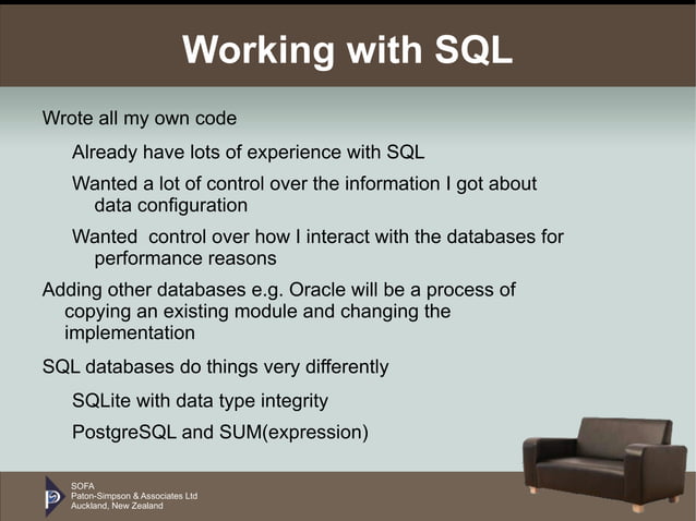 Developing and releasing SOFA Statistics | ODP