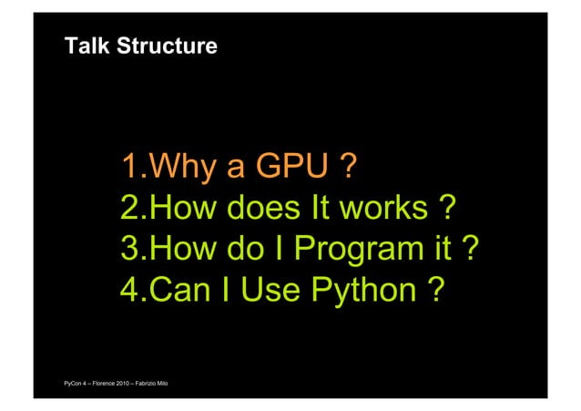 PyCuda: Come sfruttare la potenza delle schede video nelle applicazioni python | PDF
